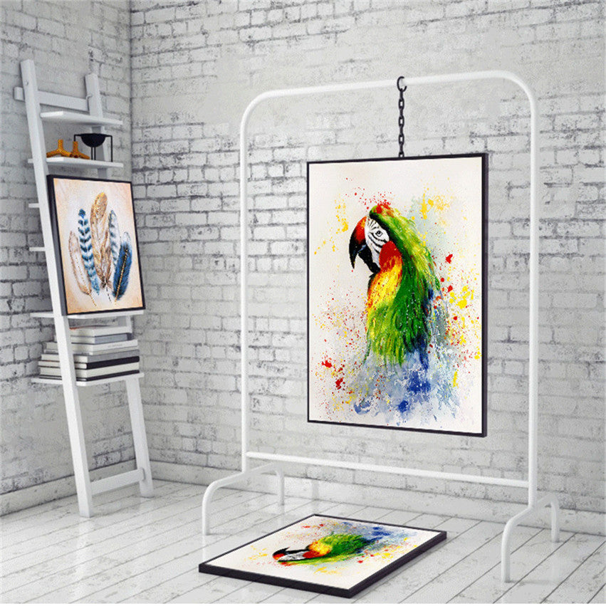 Tableau Perroquet Multicolore – Art-Cadre.fr