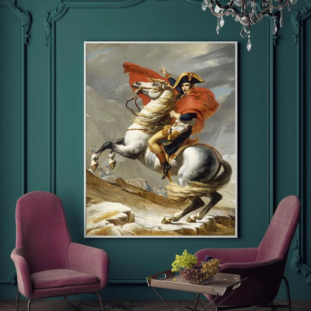 Tableau napoléon cheval - Art-cadre.fr – Art-Cadre.fr