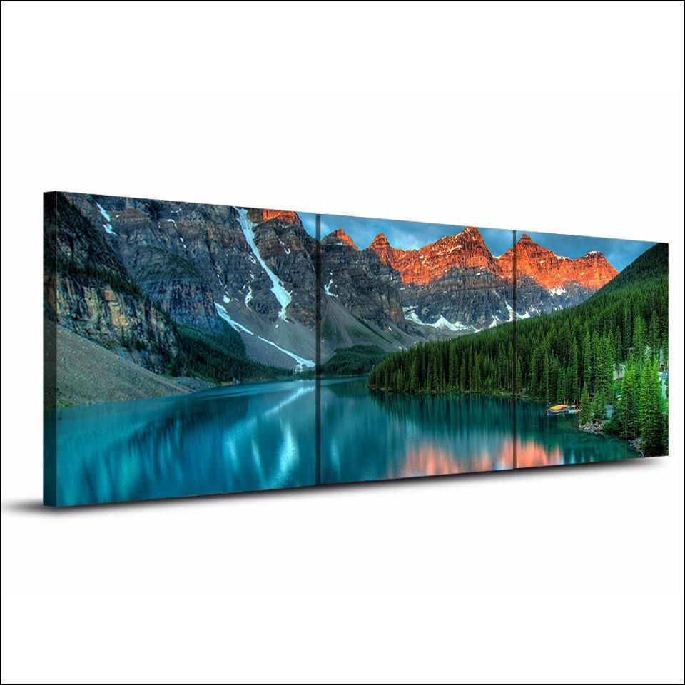 BANFF NATIONAL PARK, CANADA - Tableau mural triptyque - Art-Cadre.fr