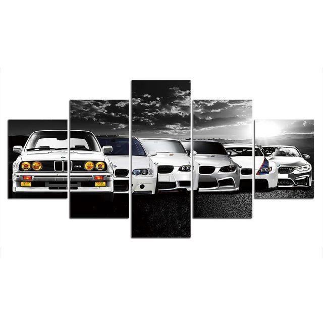 Tableau BMW, Évolution | Déco murale imprimée sur toile – Art-Cadre.fr