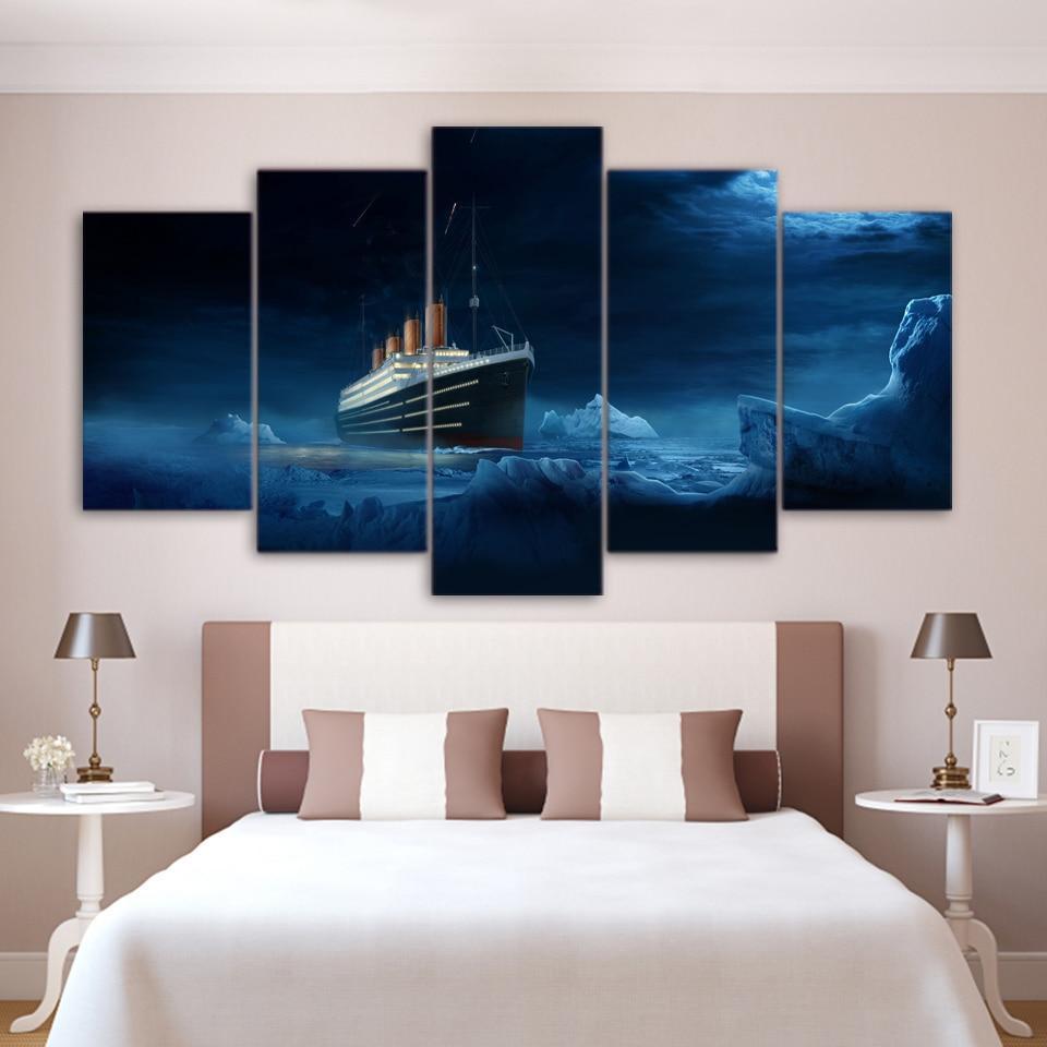 Tableau TITANIC - Tableau du paquebot, déco murale | Art-Cadre.fr